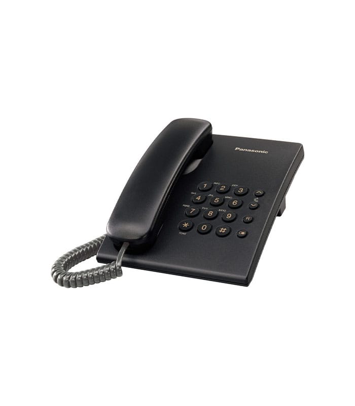 Panasonic KX-TS500EXB Ενσύρματο Τηλέφωνο Γραφείου Μαύρο - ePapadatos.gr